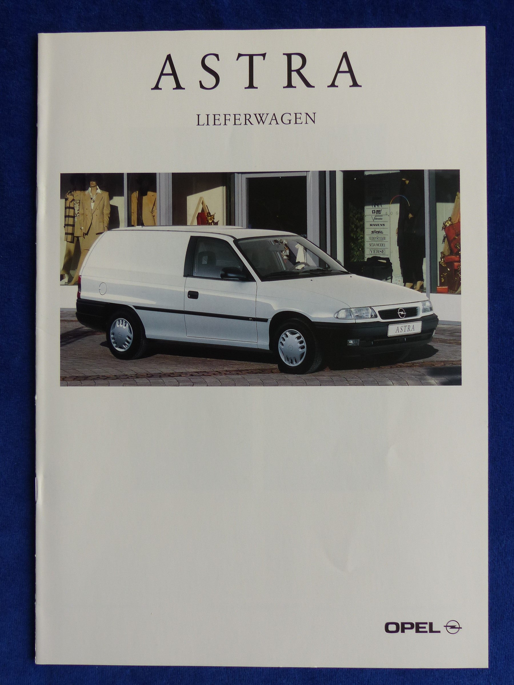 Opel Astra Lieferwagen - Prospekt Brochure 04.1995 – car-brochure