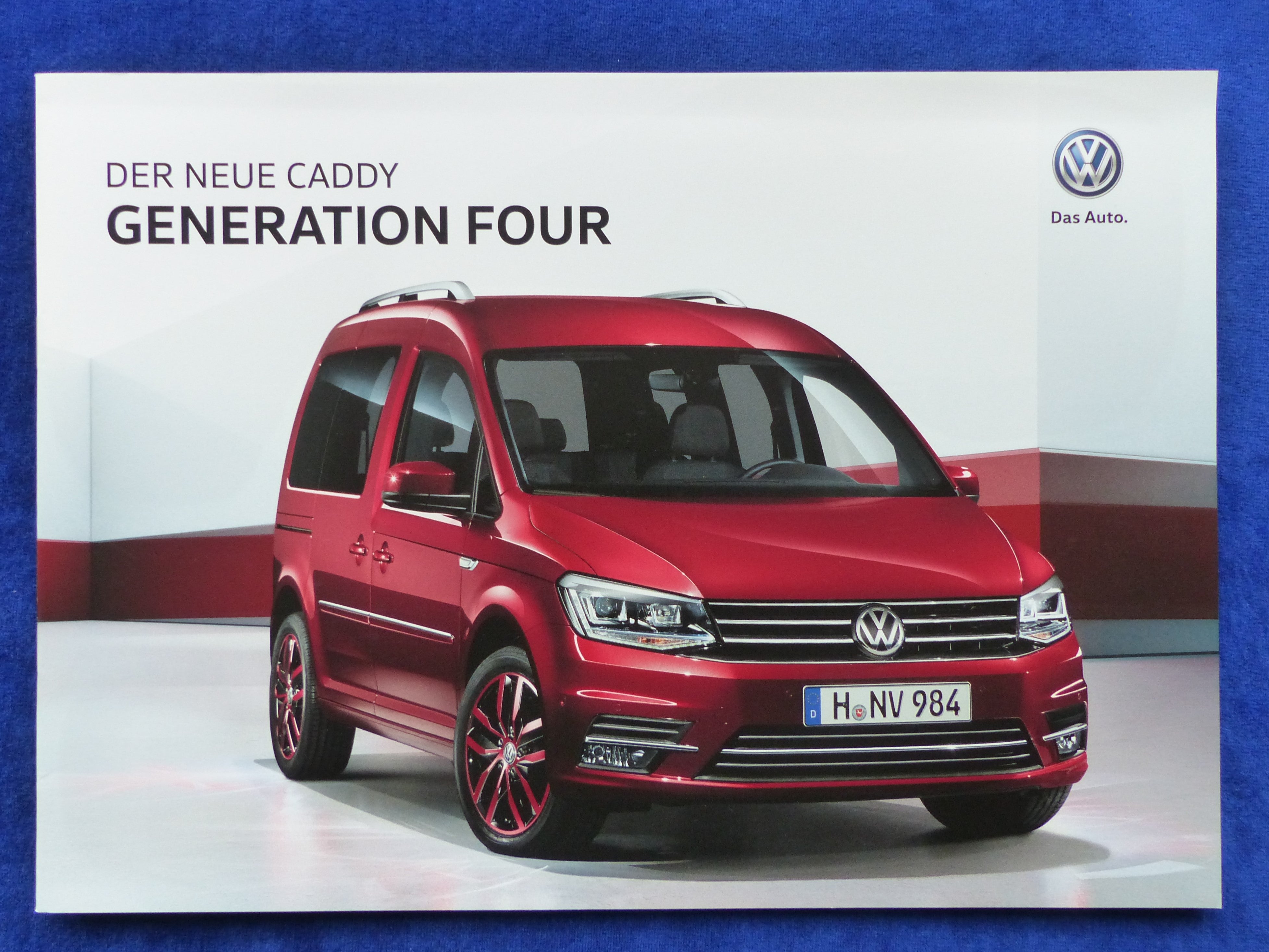 VW Caddy Generation Four Sondermodell MJ 2016 - Prospekt Brochure 06.2 ...
