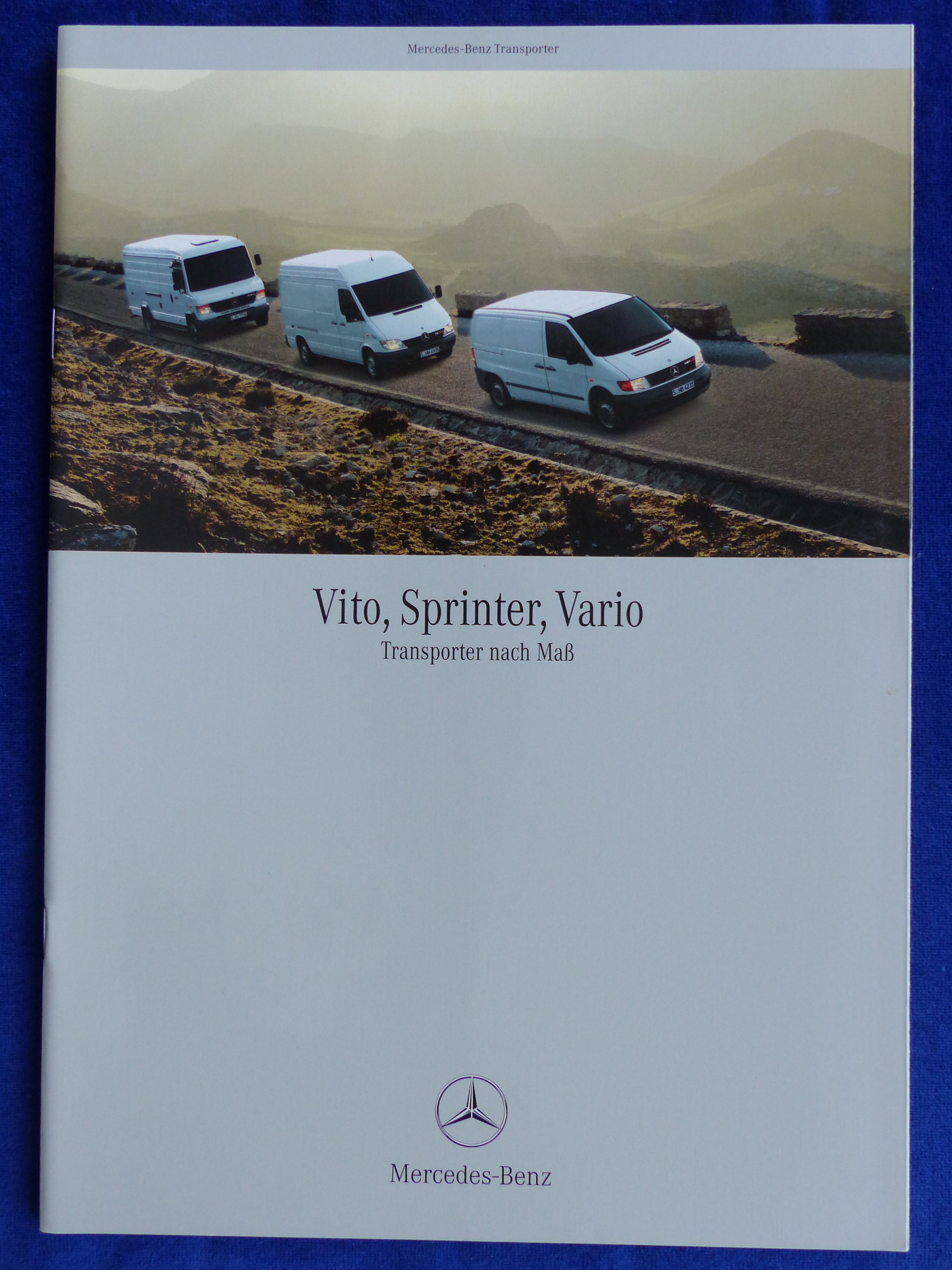 Mercedes Transporter - Vito Sprinter Vario MJ 2001 - Prospekt Brochure ...
