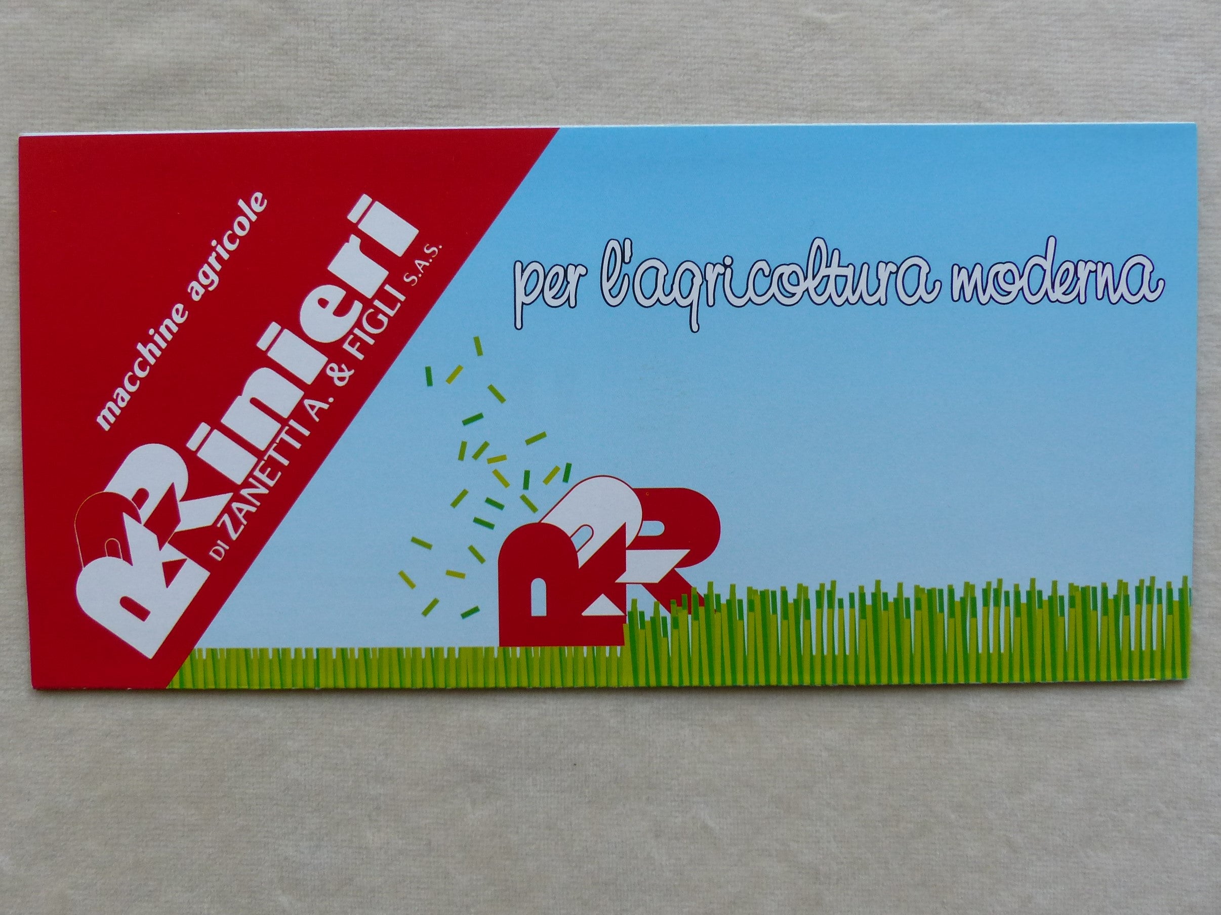 Rinieri FS EL EP AI GS TRM TRF FRP - Prospekt Brochure 90er Italien ...