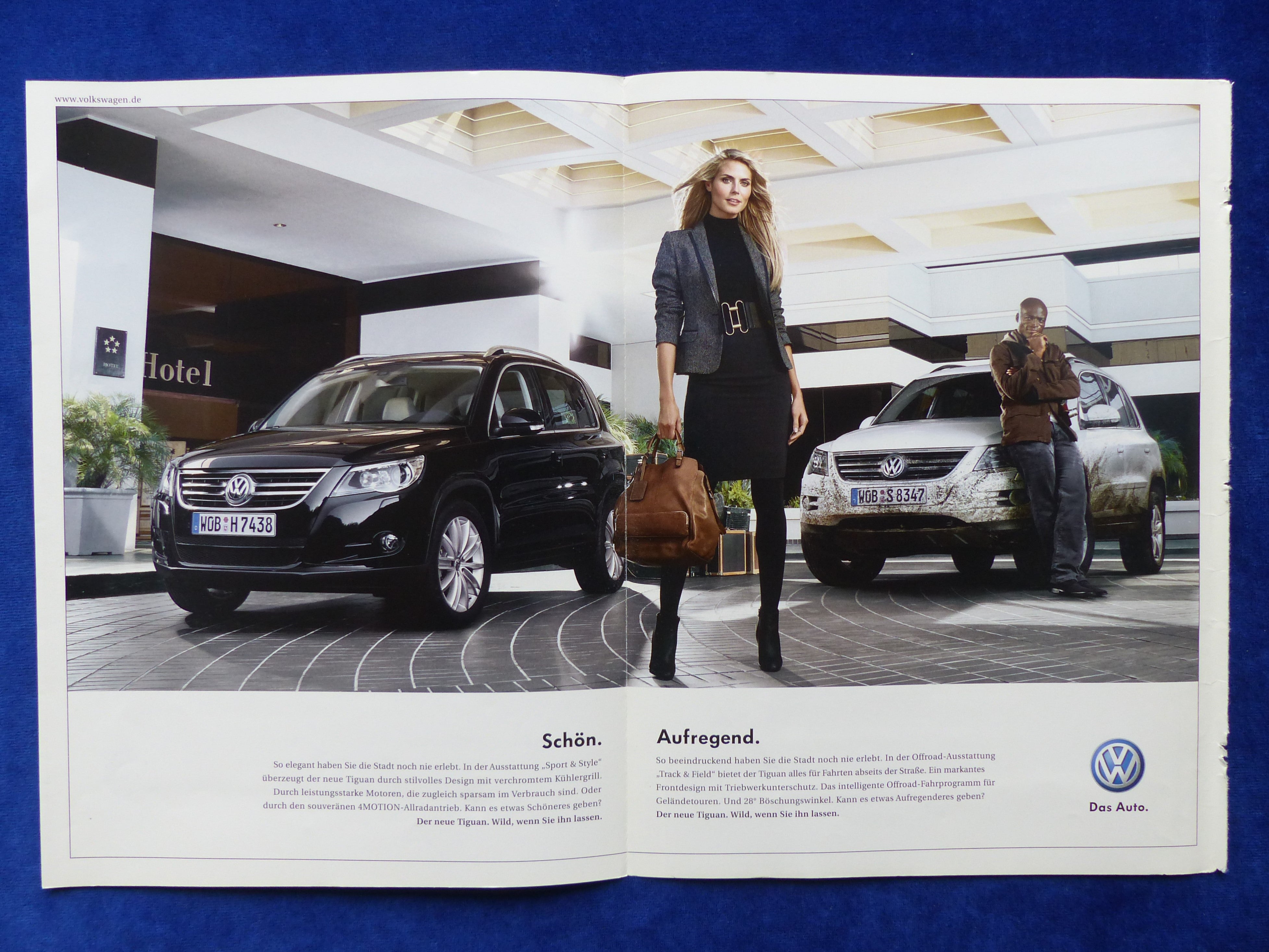 VW Tiguan - Werbeanzeige Reklame Advertisement 2007 – car-brochure